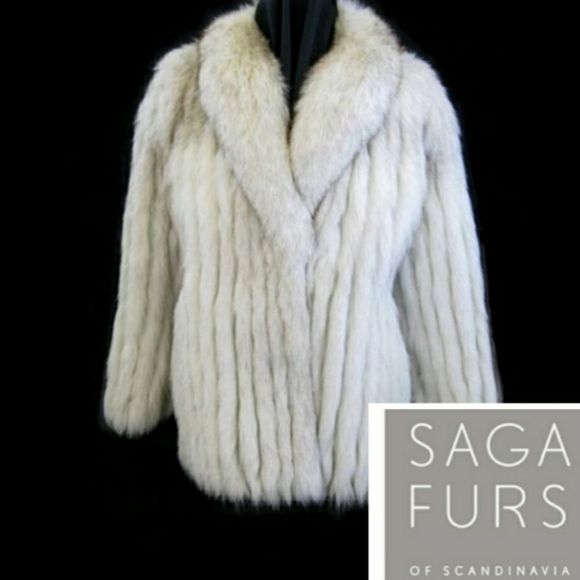 Saga Fox | Jackets & Coats | Vintage Saga Blue Fox Coat Small | Poshmark